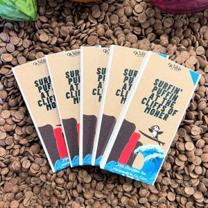 5 Bar Pack of Surfin Puffin At The Cliffs of Moher - Irish Chocolate